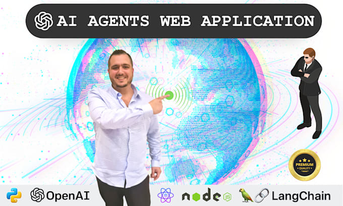 Create ai agents web application with chatgpt langchain by Stas4000 | Fiverr