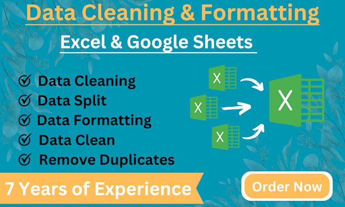 Do Excel Data Cleaning Formatting Merge Split Csv And Much More By