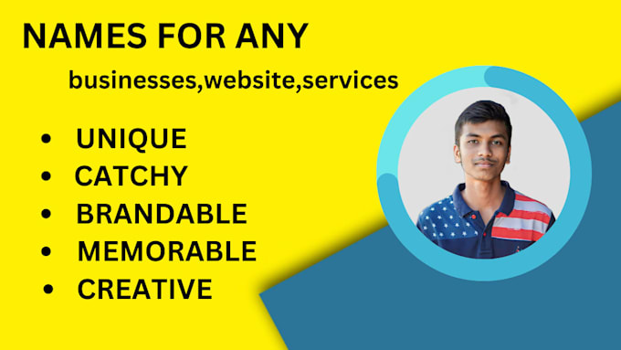 Create professional business names,creative brand names and memorable ...