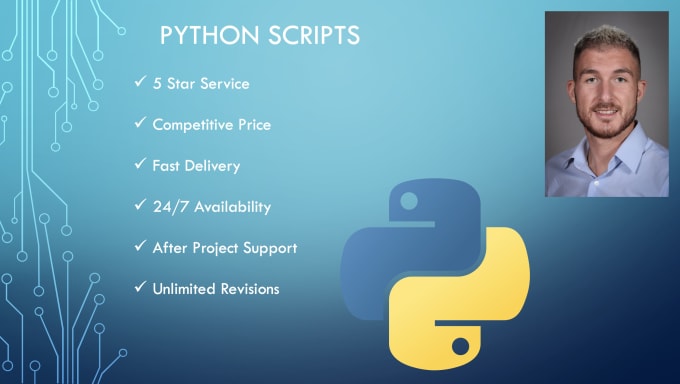 Write a python 2 python 3 script by Mathurinrmd | Fiverr