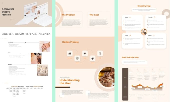 Design and redesign your ui ux case study, ui ux design, figma design ...