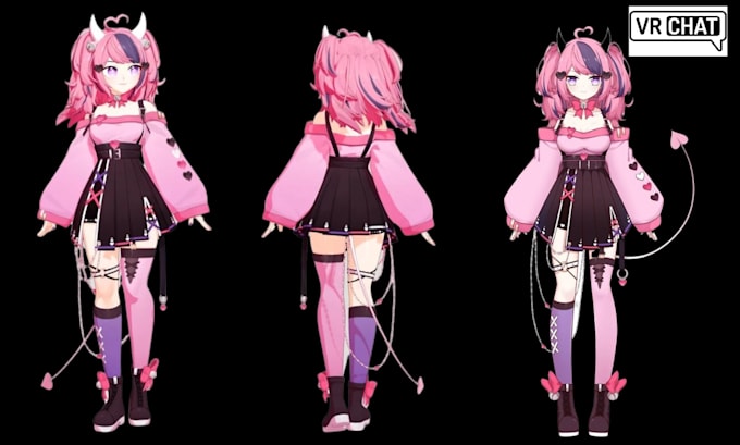 Create custom vrchat avatar, furry vr chat avatar, vr chat avatar by ...