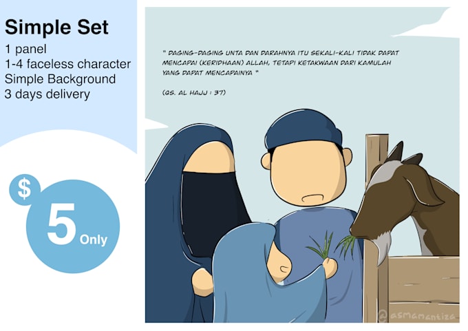 Create a custom faceless comic strip for you by Mantizaperdana | Fiverr