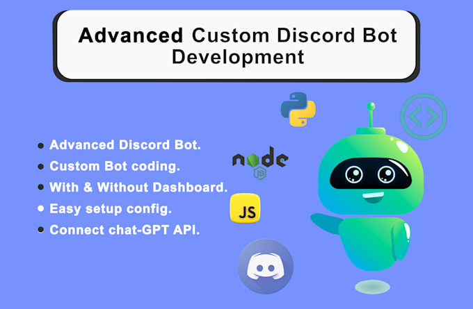 Professional custom discord bot development with gui dashboard by Didula_sa0001 | Fiverr