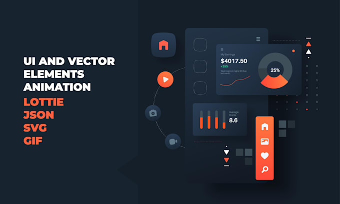 Create custom lottie or svg or gif animation for you by Drhmykerl | Fiverr