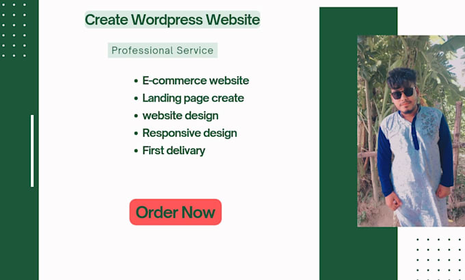 Create responsive wordpress website and landing page by Md_habibur022 ...