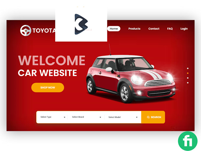 Create responsive car dealership website by Bexel0 | Fiverr