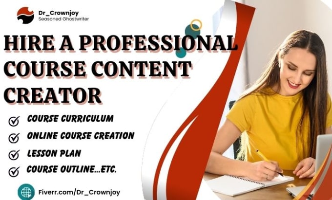 Create online course content lesson plan course creation curriculum ...