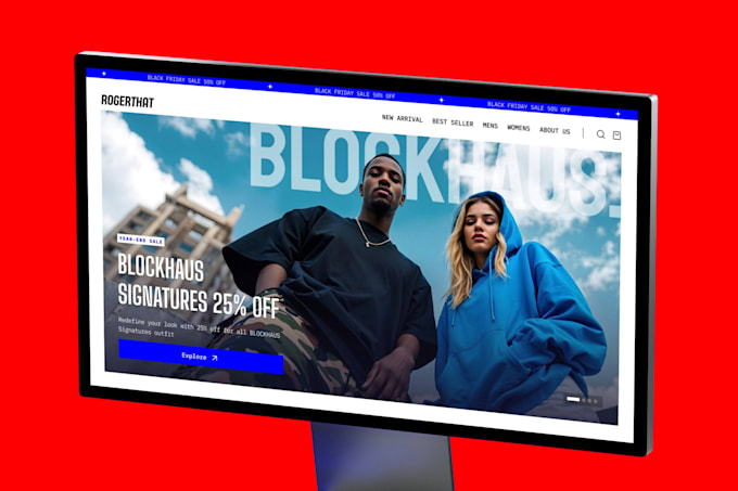 Design stylish shopify clothing or fashion store or website by Romaxx | Fiverr