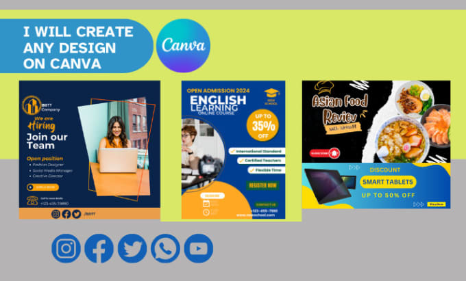 Create any design using canva by Idrisa_mbaraka | Fiverr