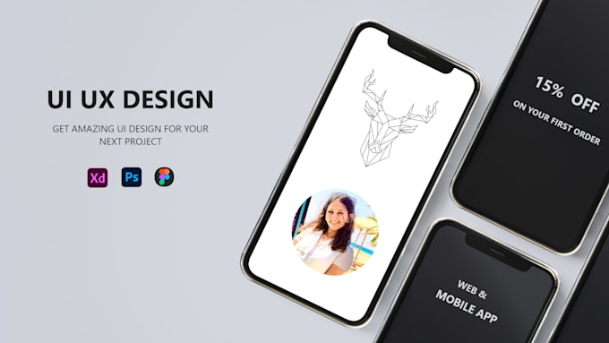 Design a unique ui ux design for your mobile app by Marinaihabsaman | Fiverr
