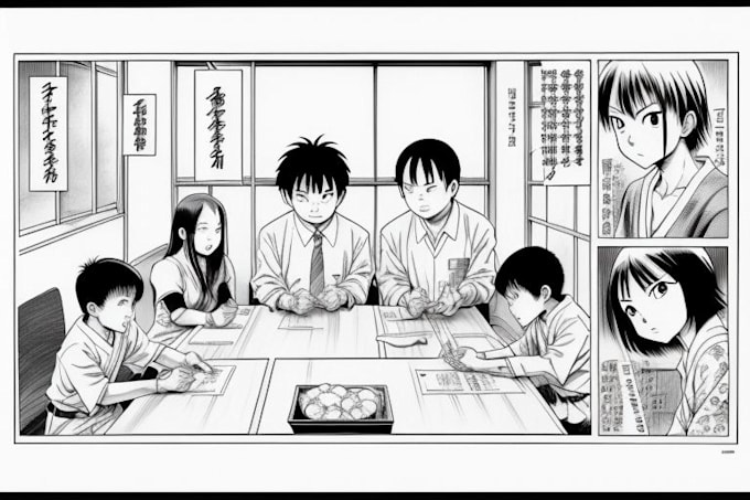 Write your manga script by Llhollis | Fiverr