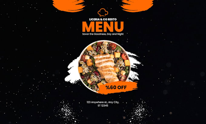 Create stunning custom menu board designs for your restaurant or cafe ...