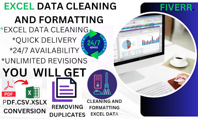 Clean,merge and format excel data by Iamzohaib45 | Fiverr