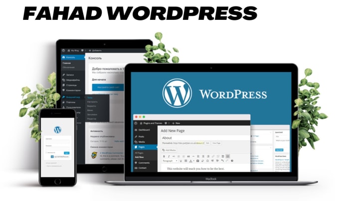 Develop professional responsive wordpress website design by Fahad612 ...