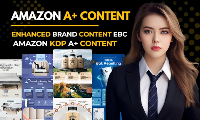 Design professional amazon ebc enhanced brand content a plus pages for ...