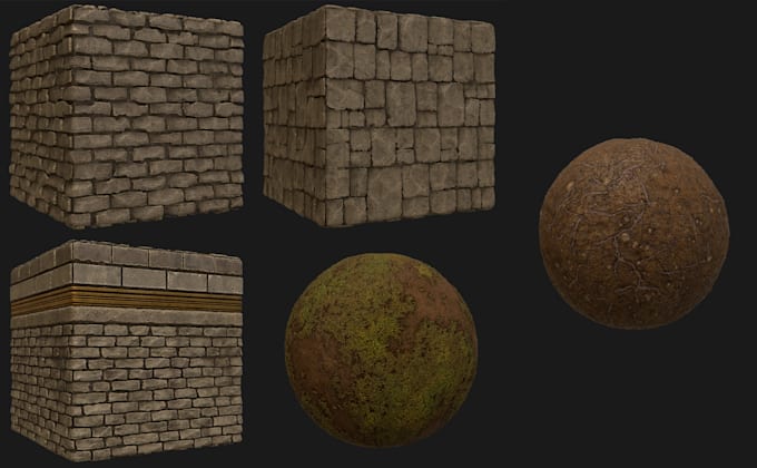 Create a seamless texture with pbr maps by Aterwind | Fiverr
