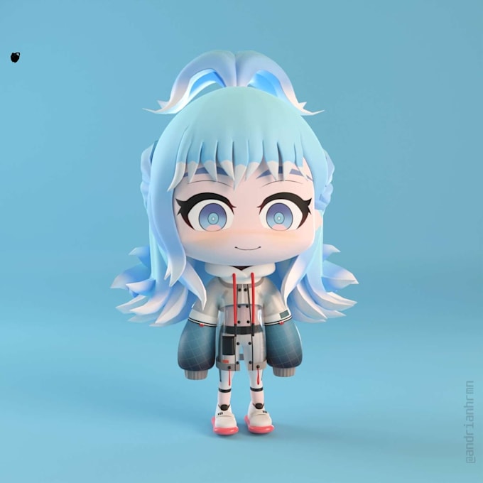 Modéliser un petit mignon de la référence 2d au modèle 3d pour l ...