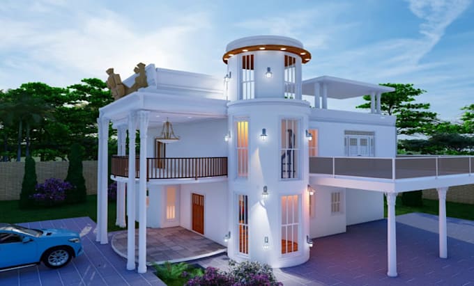 Create 3d realistic architecture animation, 3d video walkthrough by Myico_anima | Fiverr