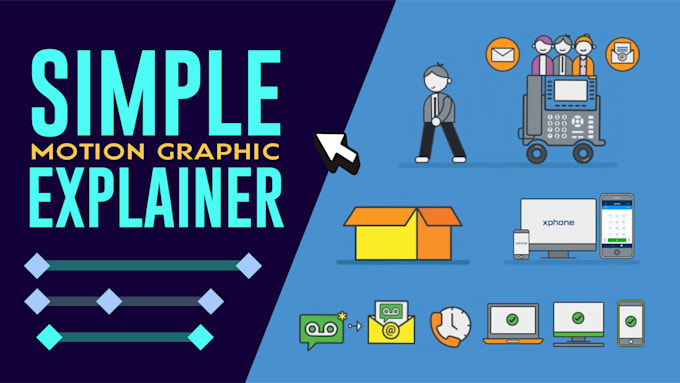 Create simple minimalist motion graphic for your needs by ...