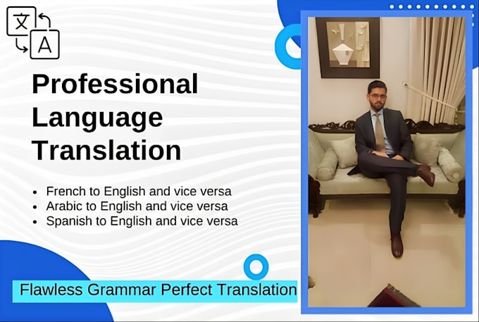 Provide professional translation services by Abdkhan21 | Fiverr