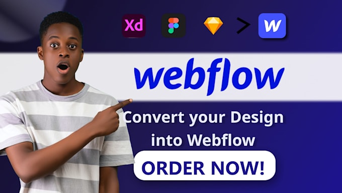 Develop your figma desgin into webflow or figma to webflow by Syed_web1 | Fiverr