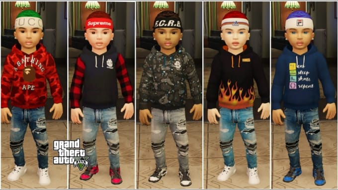 Make customized fivem peds, gta5 custom ped, fivem clothing by Romeo ... Make customized fivem peds, gta5 custom ped, fivem clothing by Romeo ...