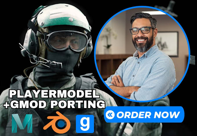 Create garrys mod player model, gmod 3d character, gmod player model ...