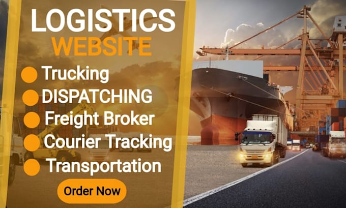 Create professional trucking, logistics ,dispatch and transport website by Farazdeveloper4 | Fiverr