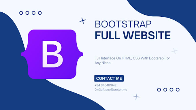 Develop a bootstrap website by Omega_apps | Fiverr
