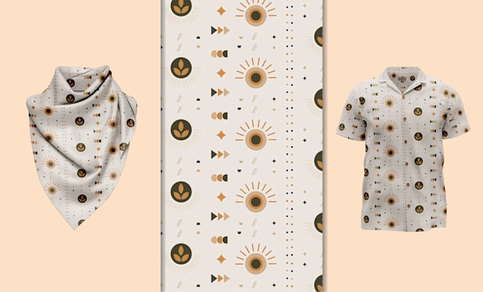 Create seamless textile fabric and repeat pattern design by Toha_gfx92 ...