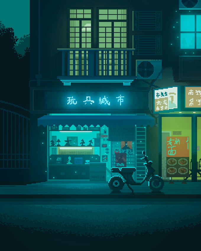 Make pixel art pieces by Ehxvisual | Fiverr