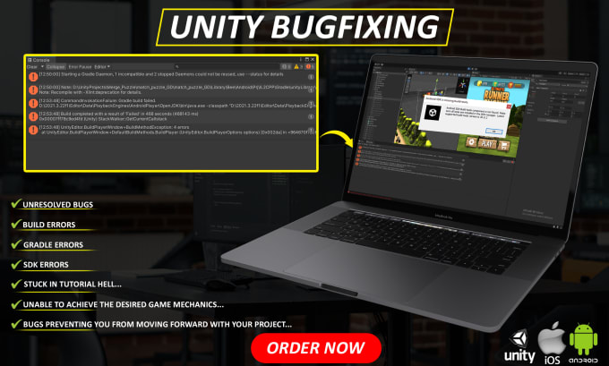Fix any bugs in unity game development by Babar_rehman | Fiverr Fix any bugs in unity game development by Babar_rehman | Fiverr