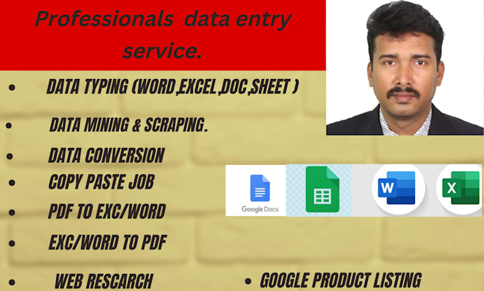 Do data entry,typing, web research,b2b lead generation, data scraping by Robin0191300803 | Fiverr