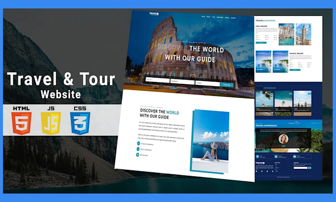 Create a custom website using html, css, and javascript by Aajokhio | Fiverr