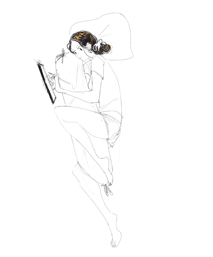 Draw simple digital sketch by Creatilivisi | Fiverr