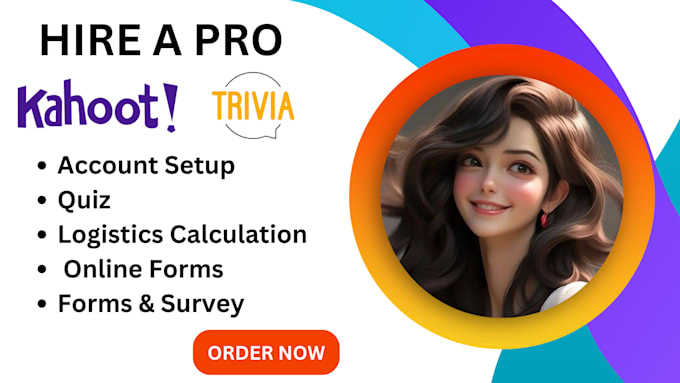 Create a kahoot quizzes, triva quiz questions for you by Charlotte ...