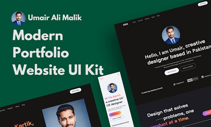 Build personal portfolio website and landing page by Umairalimalik7 | Fiverr