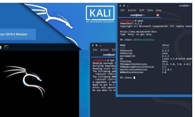 Avance la tarea de kali linux, parrot y ubuntu
