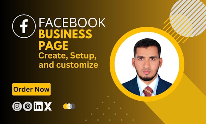 Create, setup, and customize facebook business page by Oemasud | Fiverr