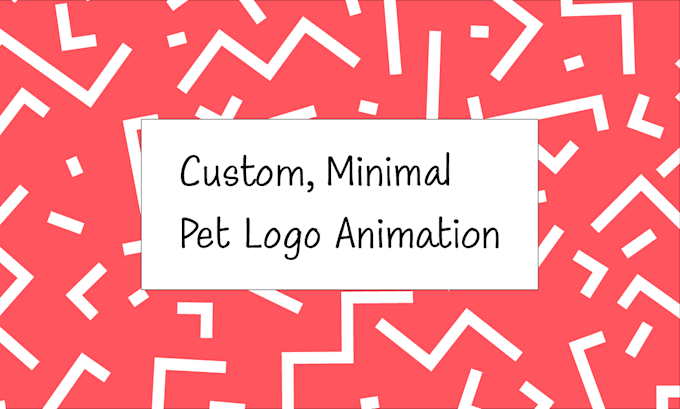 Make 2d petshop and veterinary clinic logo animation by Mefstudioo | Fiverr