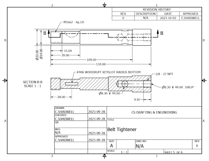 Prepare technical drawings with 3d solid modelling by Mec_chris | Fiverr