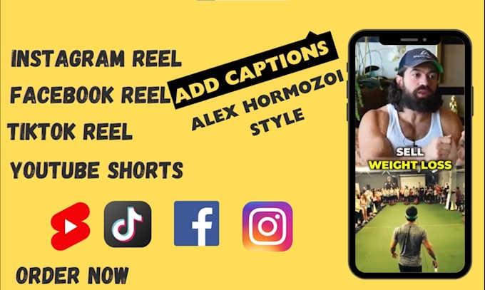 Edit alex hormozi captions style instagram reels with captions by Aftab_editz | Fiverr
