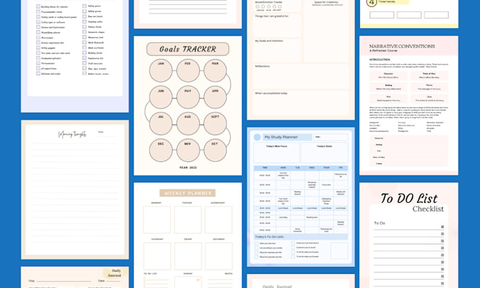 Design workbook, planner, journal, tracker, calendar by A_mygraphics ...