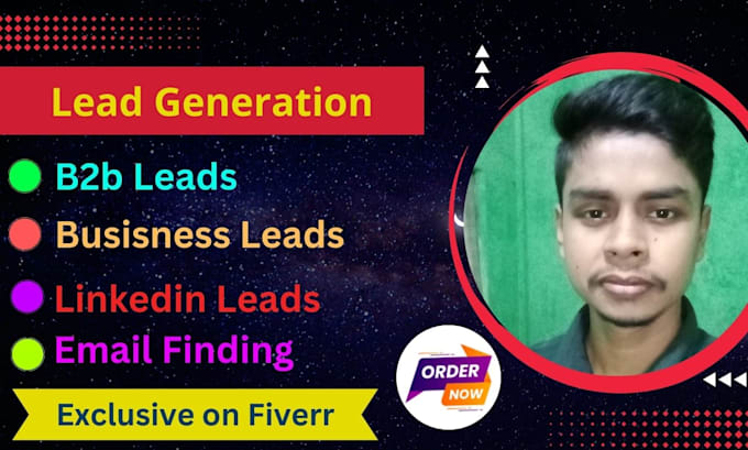 Provide b2b lead generation linkedin leads targeted business leads by Umarfaruk2 | Fiverr