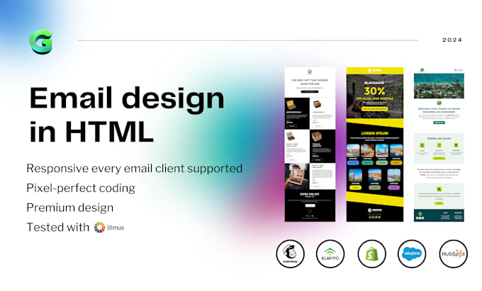 Design responsive html email templates for your business by ...