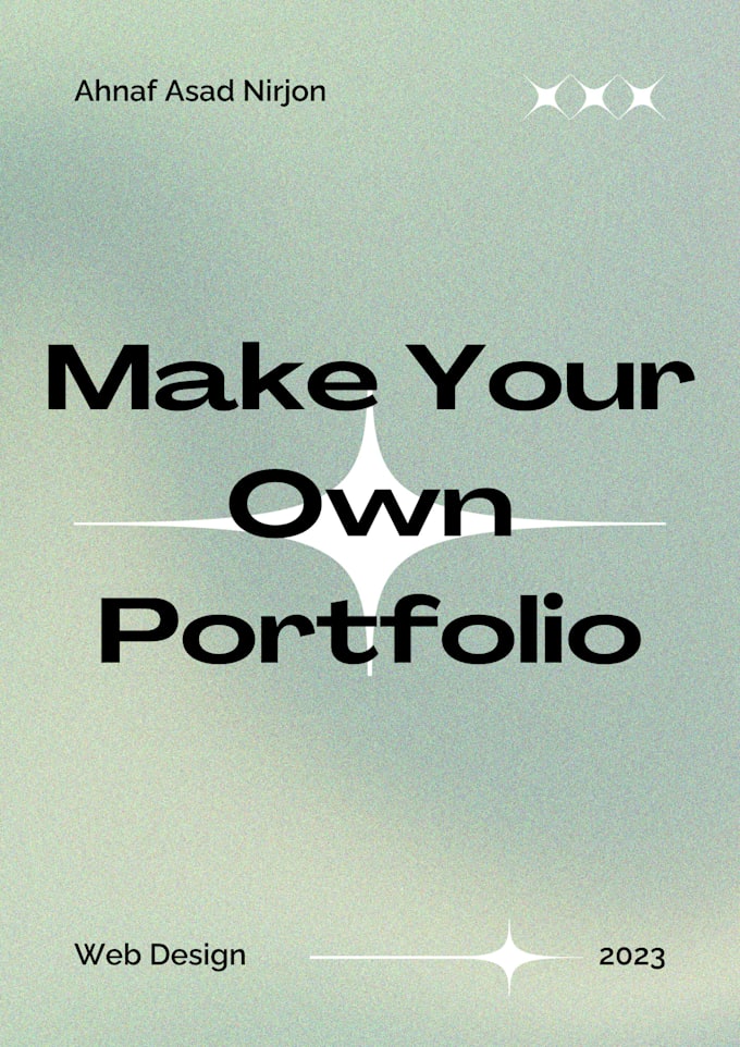 Make perfect portfolio website by using react js just for you by Ahnaf ...