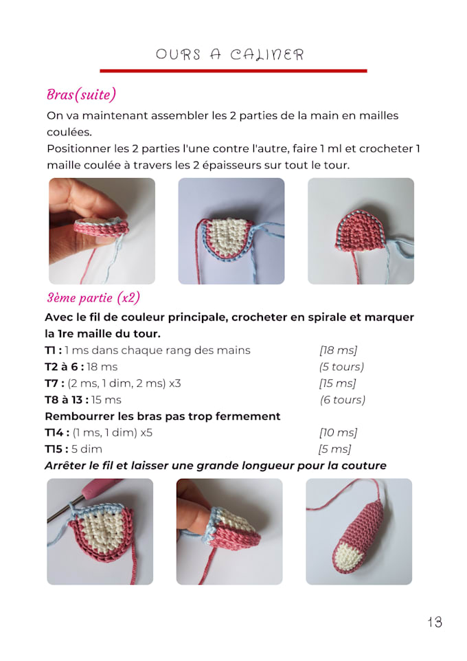 Edit the layout of your crochet pattern by Ludivine_doudie | Fiverr