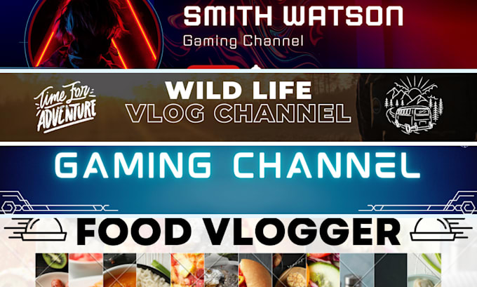 Design amazing youtube thumbnails ,banner and profile picture