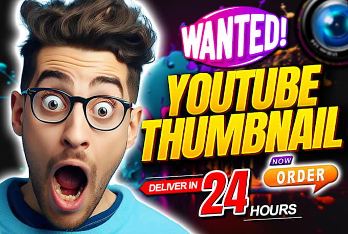 Design amazing youtube thumbnail for more clicks by Sunnykummar | Fiverr